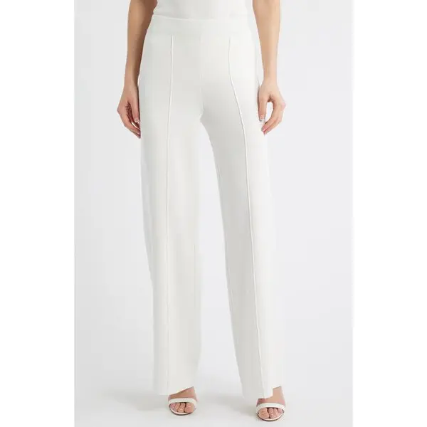 TAHARI ASL Wide Leg Sweater Pants