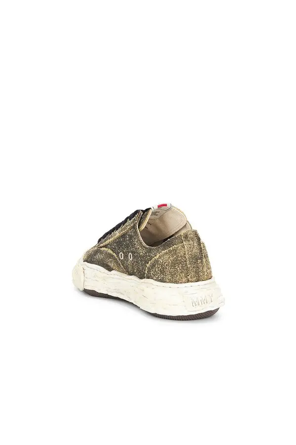 Mihara Yasuhiro Peterson 23original Sole Vintage Suede Low Top Sneaker - Black
