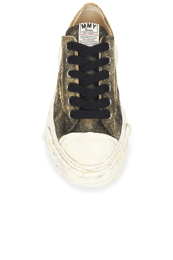 Mihara Yasuhiro Peterson 23original Sole Vintage Suede Low Top Sneaker - Black
