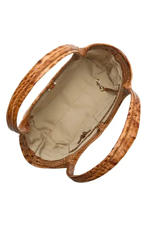 Brahmin Croc-embossed Leather Tote