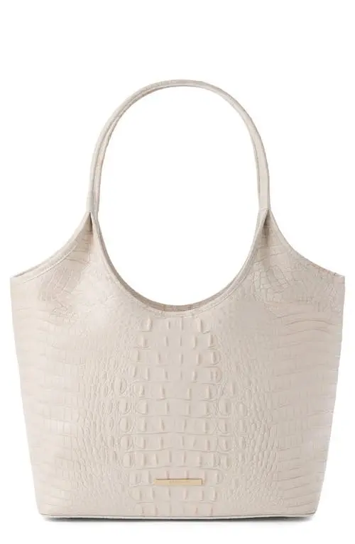 Brahmin Croc-embossed Leather Tote