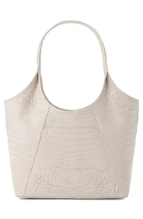 Brahmin Croc-embossed Leather Tote