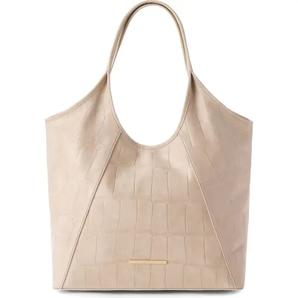 Brahmin Iona Croc Embossed Leather Tote