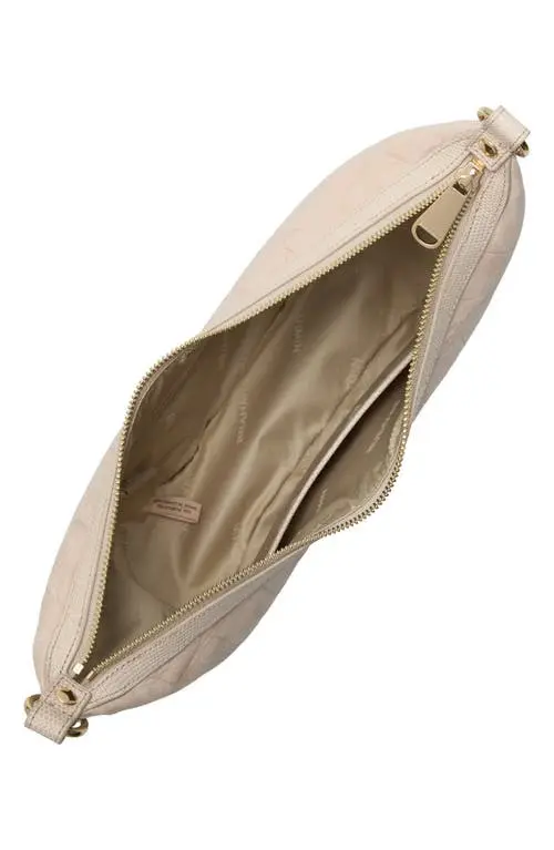 Brahmin Percy Leather Shoulder Bag - Beige