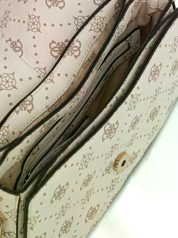 Guess Logo-pattern Chain Satchel