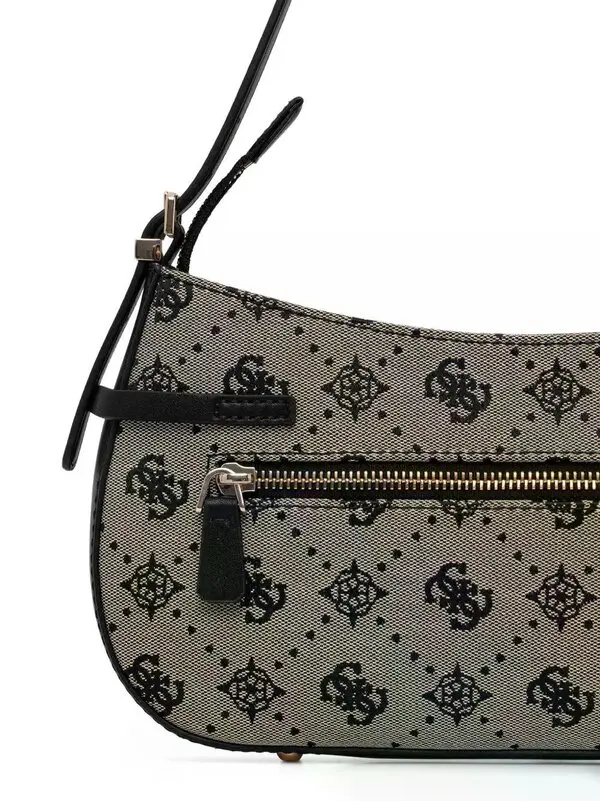 Guess Monogram Zip Tote