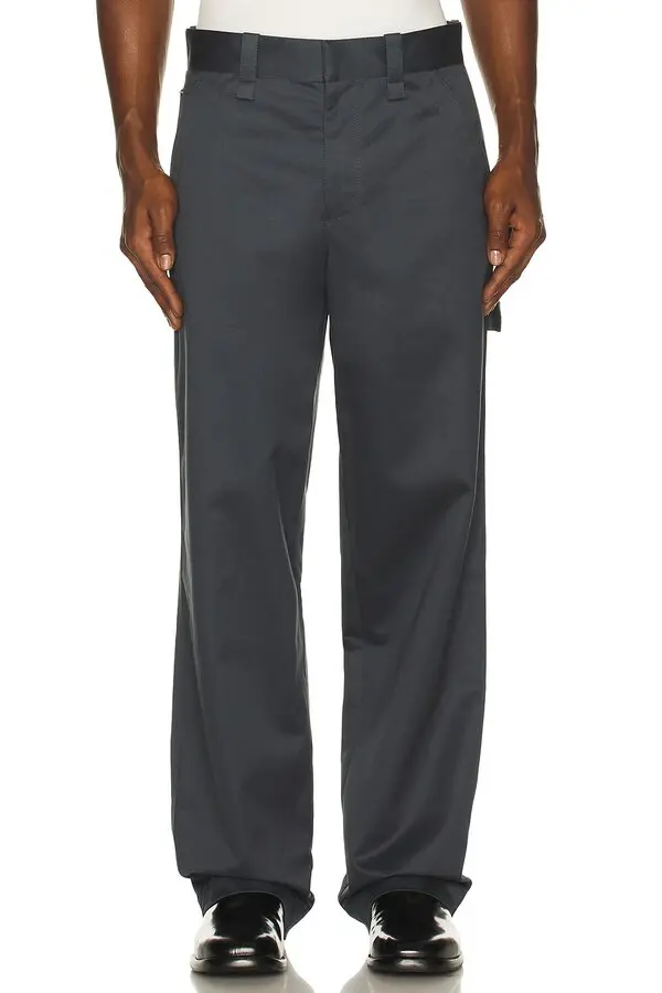 Helmut Lang Chino Pants In Slate