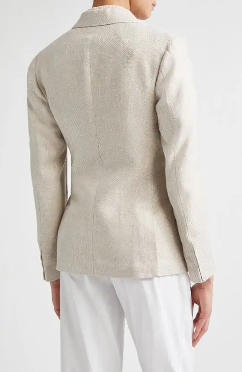 Eleventy Tailored Silk-blend Jacket