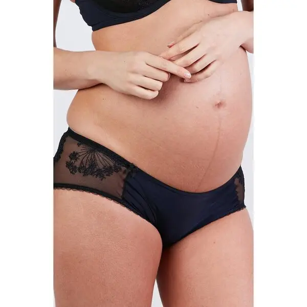 CACHE COEUR Louise Maternity Shorts - Marine