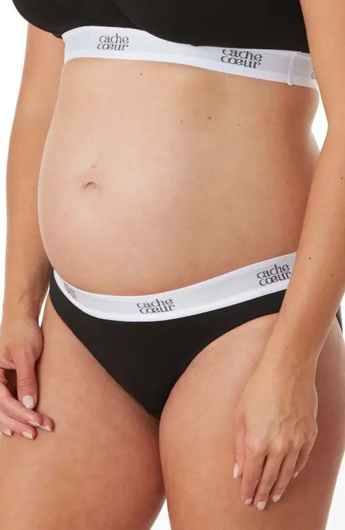 CACHE COEUR Life Maternity Briefs - Black