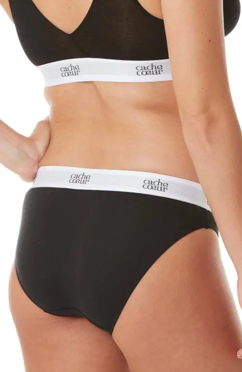 CACHE COEUR Life Maternity Briefs - Black