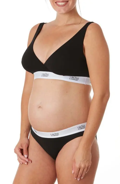 CACHE COEUR Life Maternity Briefs - Black