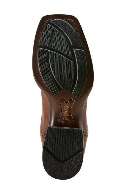 Ariat Alden Wide Square Toe Western Boot - Brown