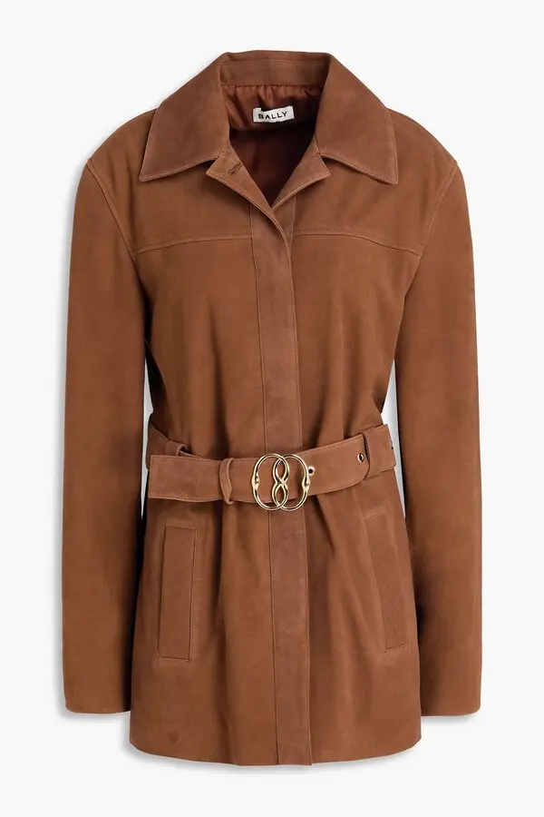 Bally Belted Suede Jacket