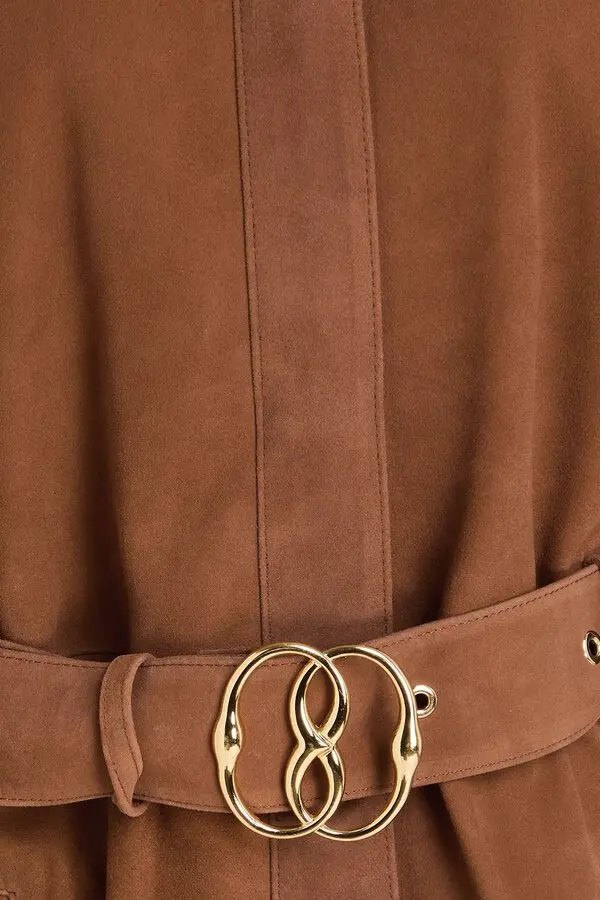 Bally Belted Suede Jacket