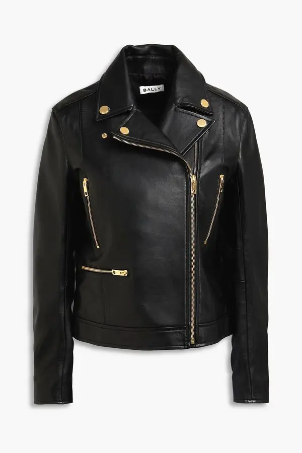 Bally Leather Biker Jacket