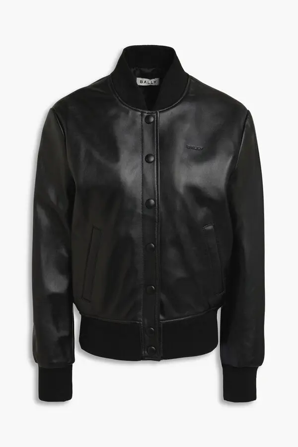 Bally Leather Bomber Jacket