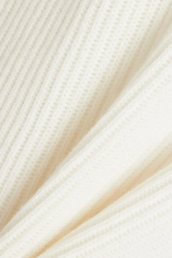 Brunello Cucinelli Bead-embellished Ribbed Cashmere Sweater