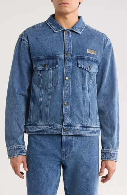 HONOR THE GIFT Washed Denim Trucker Jacket