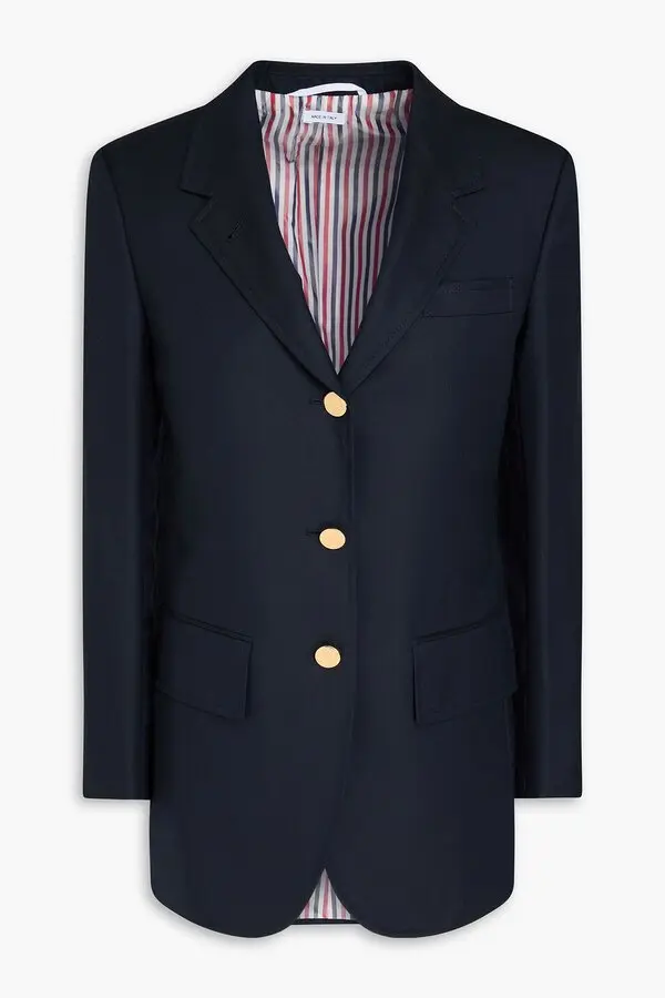 Thom Browne Wool Blazer - Navy