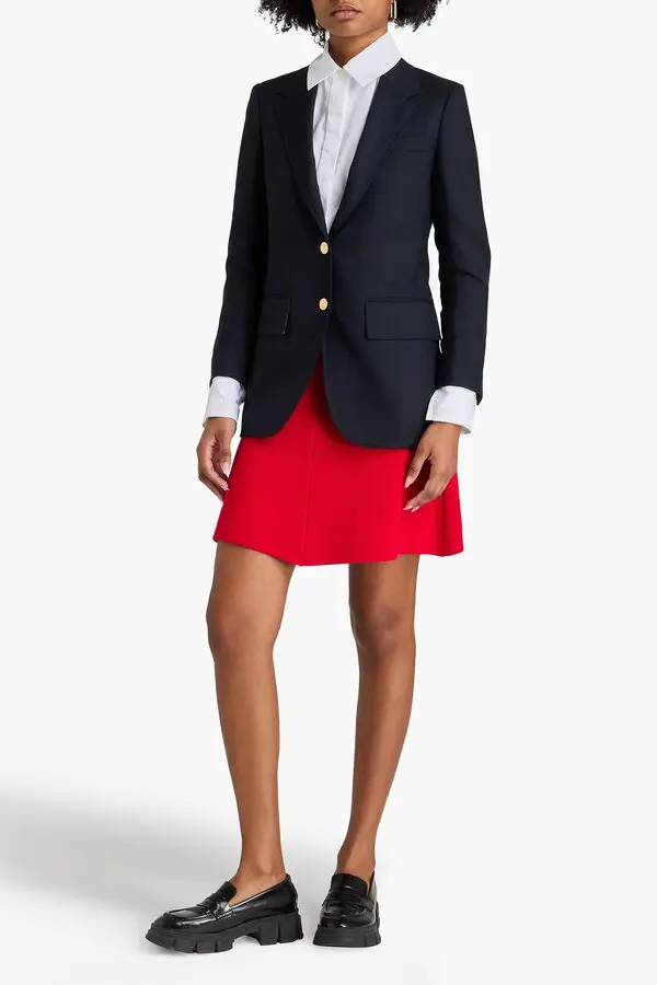 Thom Browne Wool Blazer - Navy