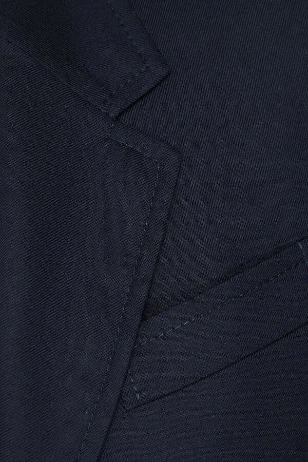 Thom Browne Wool Blazer - Navy