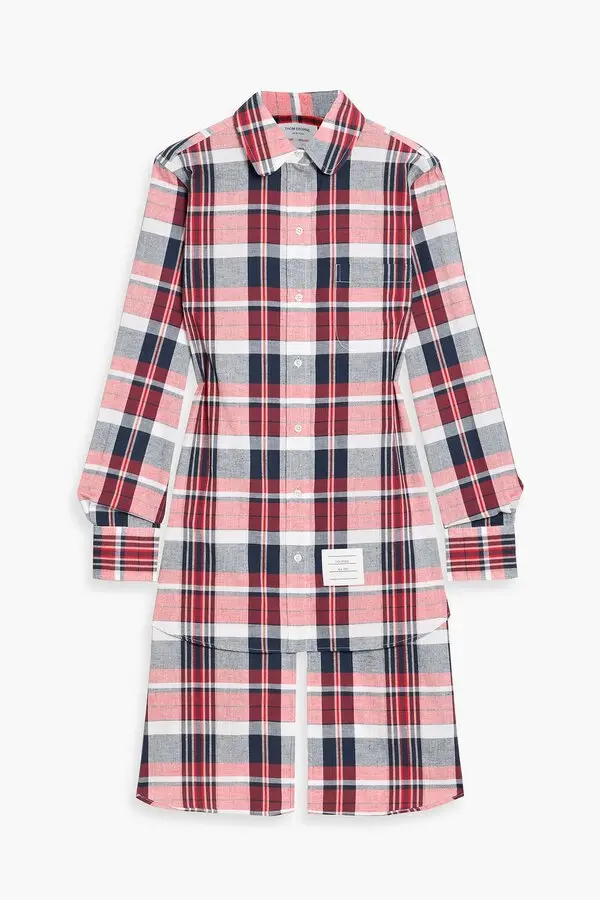 Thom Browne Checked Cotton Shirt
