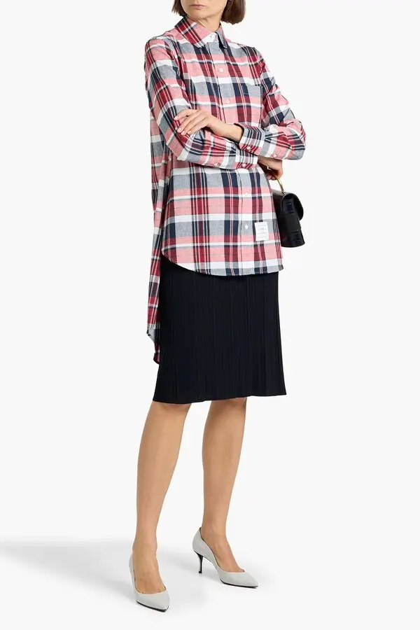 Thom Browne Checked Cotton Shirt