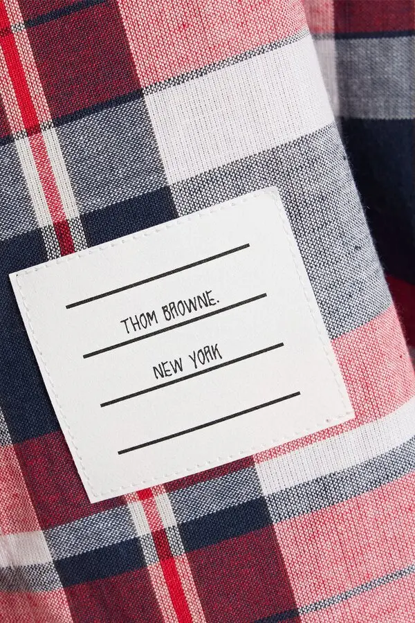 Thom Browne Checked Cotton Shirt