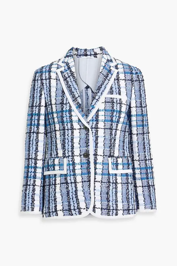 Thom Browne Checked Cotton-blend Tweed Blazer