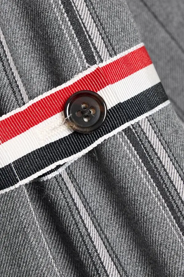 Thom Browne Striped Wool-twill Blazer
