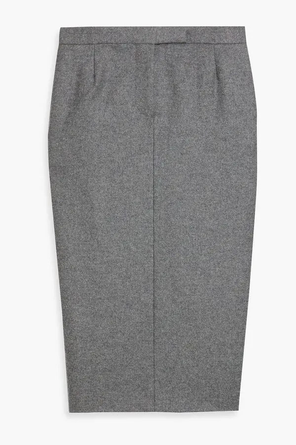 Thom Browne Wool-felt Midi Pencil Skirt