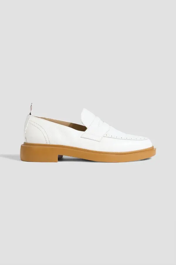Thom Browne Pebbled Leather Loafers