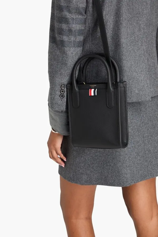 Thom Browne Pebbled Leather Tote