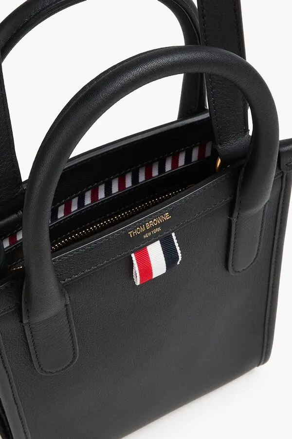 Thom Browne Pebbled Leather Tote