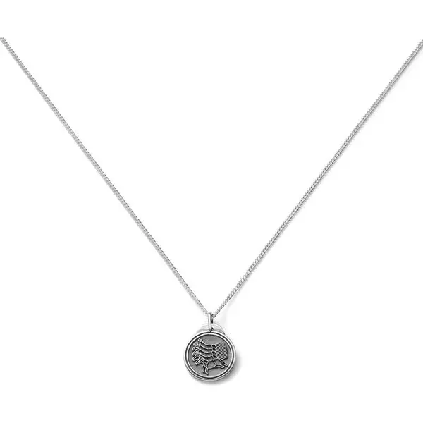 LOUPN Royal Horse Pendant Necklace - Silver