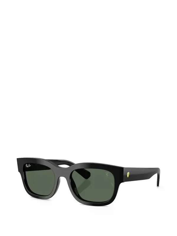 Ray-ban X Scuderia Ferrari Square-frame Sunglasses - Black