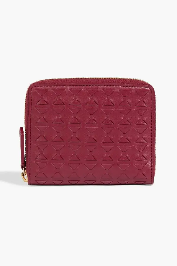 SERAPIAN Woven Leather Wallet