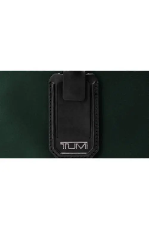 Tumi Leather-trimmed Backpack - Deep Pine
