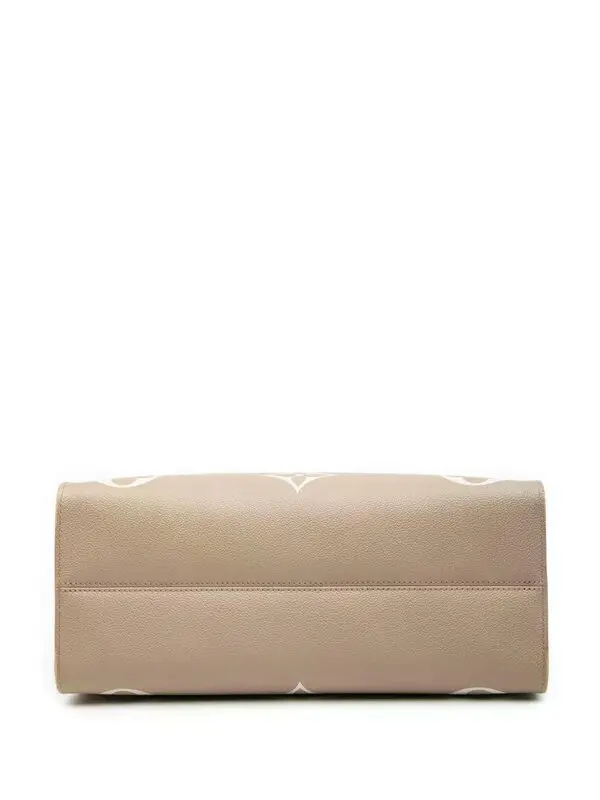 LOUIS VUITTON Bicolor Monogram Empreinte Giant Onthego Mm Satchel - Brown