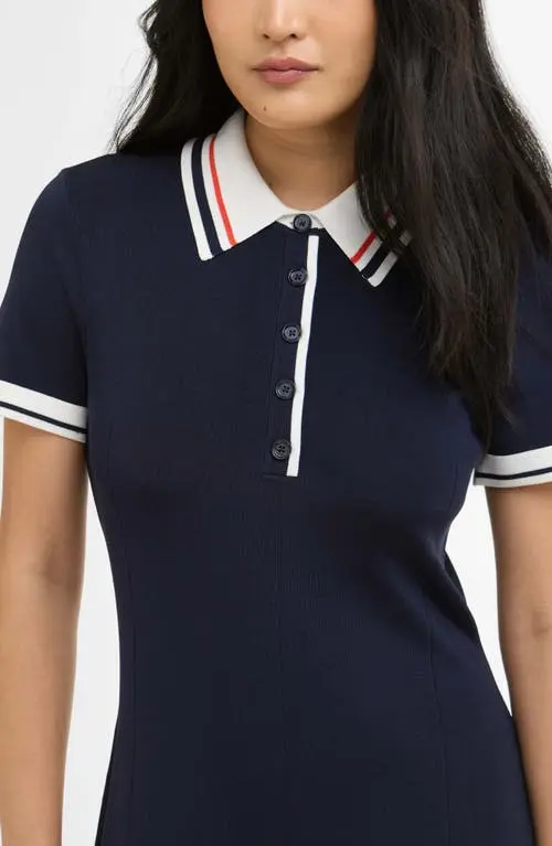 Barbour Hollington Knit Polo Minidress