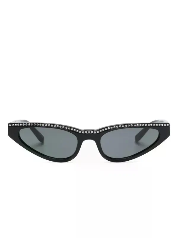 Linda Farrow X Magda Butrym Cat-eye Sunglasses - Black