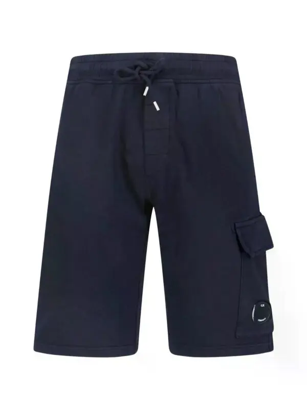 C.P. COMPANY Cotton Cargo Shorts - Blue