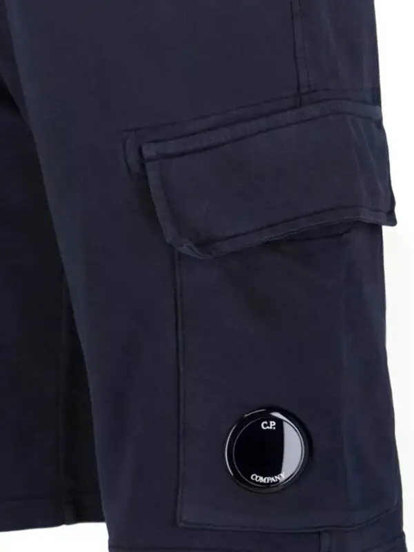 C.P. COMPANY Cotton Cargo Shorts - Blue