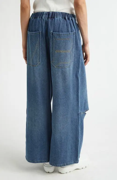 MELITTA BAUMEISTER Cutout Wide-leg Jeans