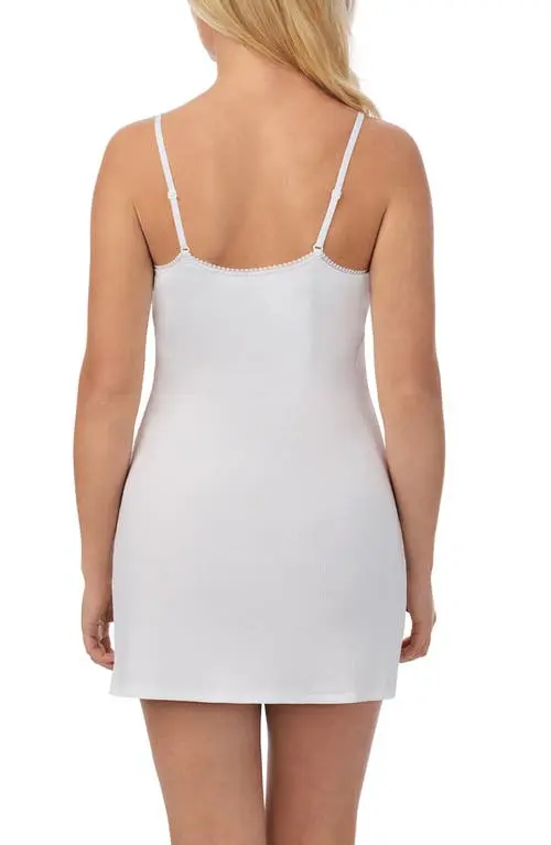 ON GOSSAMER Cabana Rib Slip - White