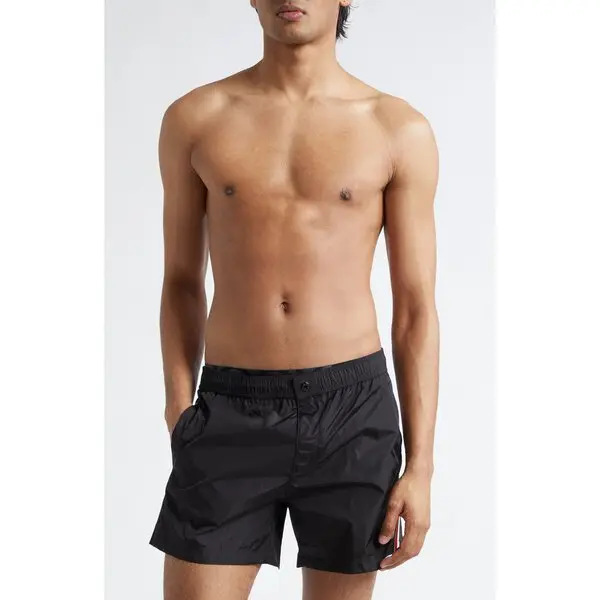 Moncler Boxer Mare Swim Shorts - Black