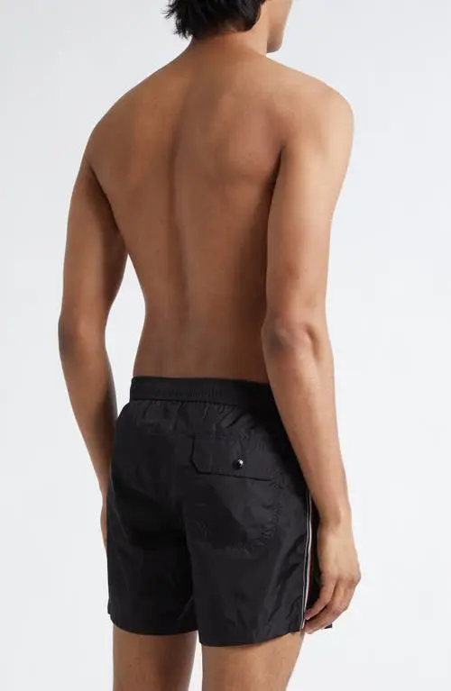 Moncler Boxer Mare Swim Shorts - Black