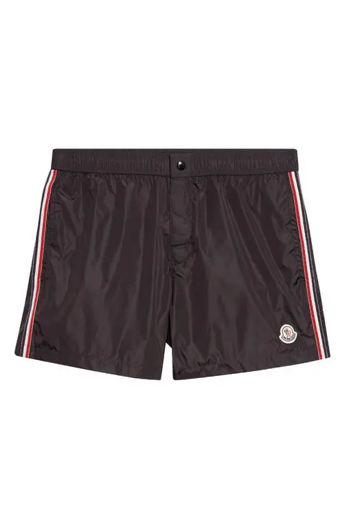 Moncler Boxer Mare Swim Shorts - Black