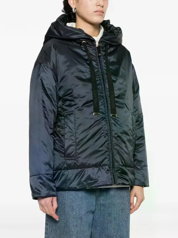 Max Mara Hooded Zip Jacket - Blue